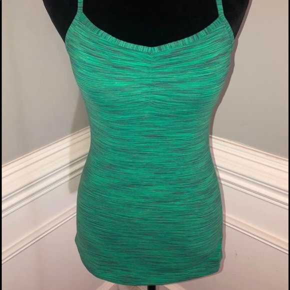 Lucy | Tops | Lucy Activewear Tank With Shelf Bra Womens Small Green ...